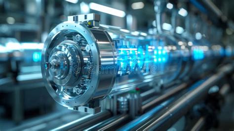 Close Up Of A Hydrogen Fuel Cell In Action Showcasing Energy