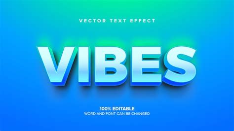 Premium Vector Font Effect With Cool Style