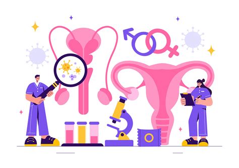 Art Of A Venereologist Diagnosing Sexually Transmitted And Skin