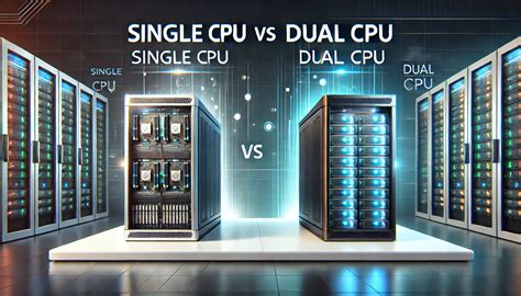 Single Cpu Server Vs Dual Cpu Server