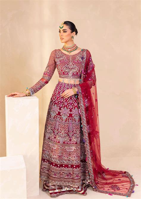 Wedding Collection Muneefa Naz Raha Nergis D 04 Saleem