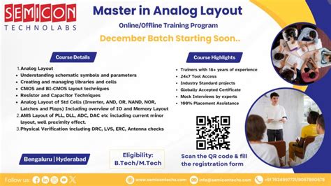 Semicon Technolabs Vlsi Trainings On Linkedin Freedemo Semicontraining Vlsidesign