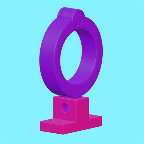 💍 Bdsm Stay On The Floor Cock And Ball Ring Locks To Floor・ Stl File