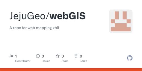 GitHub JejuGeo WebGIS A Repo For Web Mapping Xhit