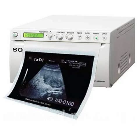 Sony Up X898md Digital Thermal Printer For Color Doppler Ultrasound At