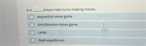 solved in a ﻿players take turns making