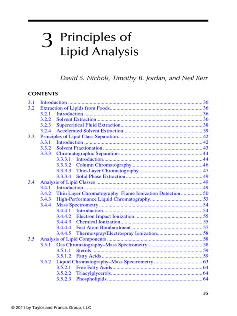 03 Principles Of Lipid Analysis Pdf Chromatography Solvent