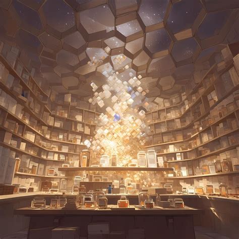 Mystical Library of Enlightenment | Premium AI-generated image