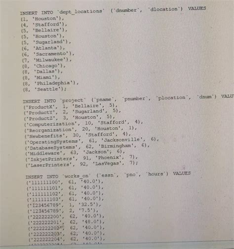 solved 30 pts] using the mysql scripts in the companydb sql