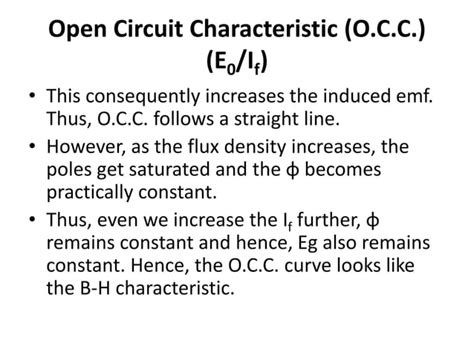 Dc Generator Characteristics Pptx