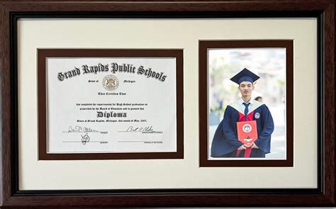 High School Diploma Plaque Diploma Frame