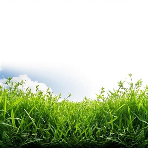 Premium Ai Image Green Grass Frame
