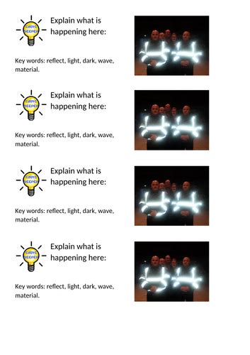 Seeing Light Year 6 Teaching Resources
