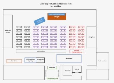 Job Fair Layout Venue Hd Png Download Kindpng