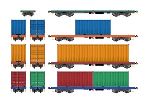 Container Train Vector Art Icons And Graphics For Free Download
