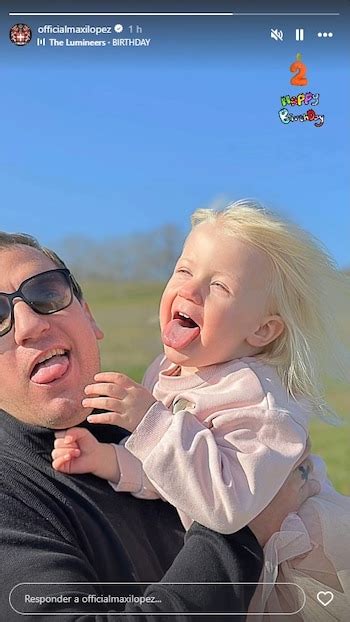 La Hija De Maxi López Y Daniela Christiansson Cumplió 2 Años El Tierno