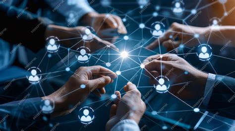 Global Business Structure Of Networking Analysis Premium Ai Generated