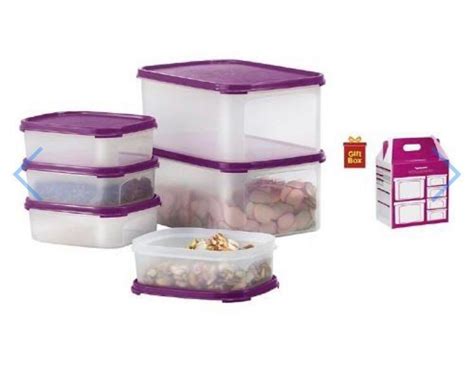 Bnib Tupperware Modular Mates Rectangular Set 6 Pieces Furniture And Home Living Kitchenware
