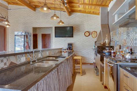 Casa De Campo Juliana Lahóz Arquitetura Cozinhas Campestres Homify