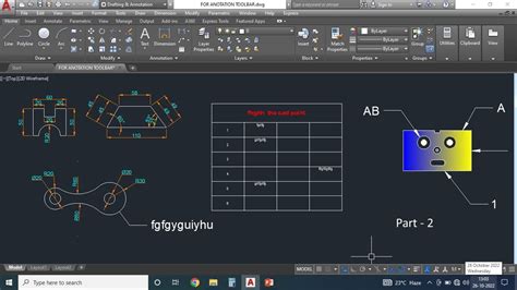 Autocad Annotation Toolbar Tutorial For Beginners In Hindi Autocad Annotation Toolbar Part