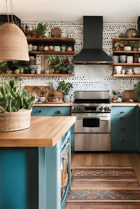 9 Must Try Boho Kitchen Ideas For A Cozy Eclectic Space My Blissful Corner