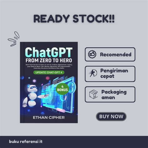 Jual Ethan Chiper Chat Gpt From Zero To Hero Master Ai And Its