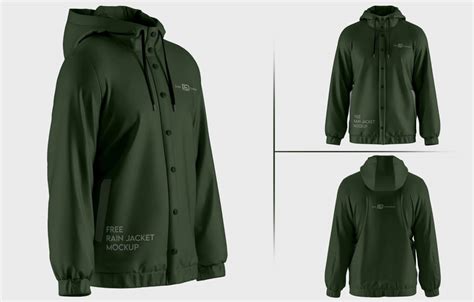 Free Rain Jacket Psd Mockups Set Psfiles