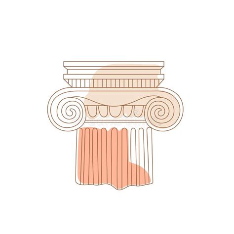 Ionic Column Drawing