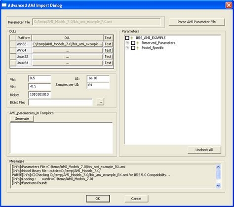 Ibis Ami Model Support — Ansoft Designer 70 在线帮助文档，ansys Designer 教程