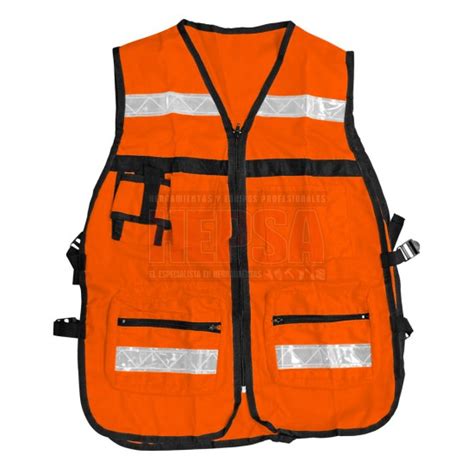 Chaleco Gabardina Naranja Century Atchbrnar