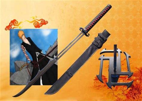 Bleach Zangetsu Sword Ichigo Sword Bleach Anime Dual Wield Blade