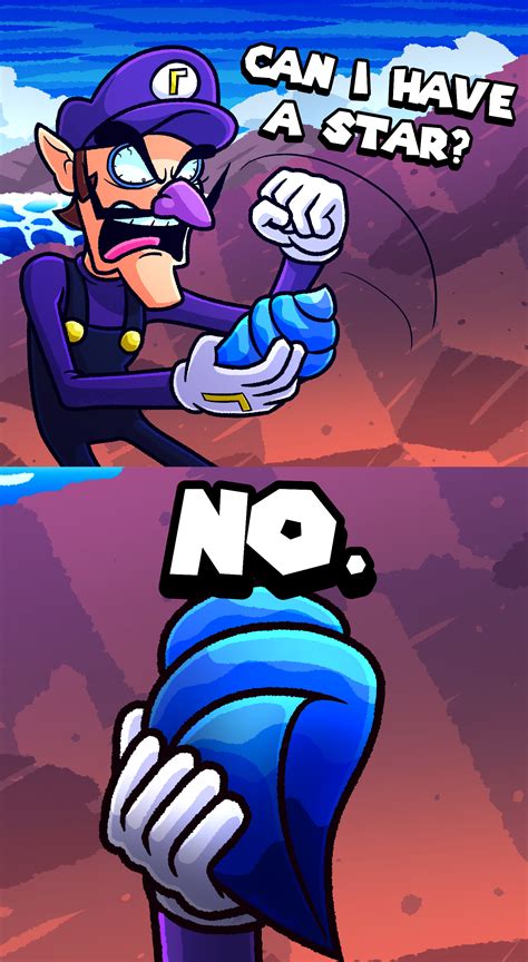 Waluigi Gets The Magic Conch Shell By Jashuon Know Your Meme