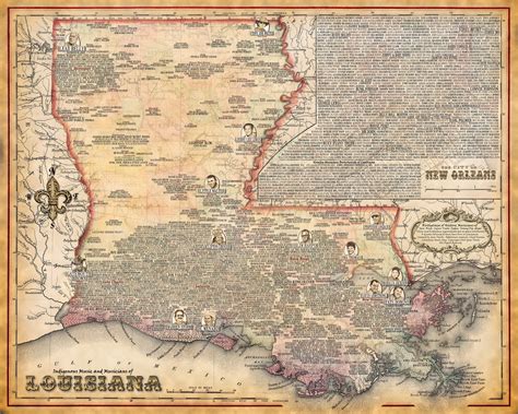 Louisiana Swamp Map