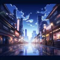 Anime City Street