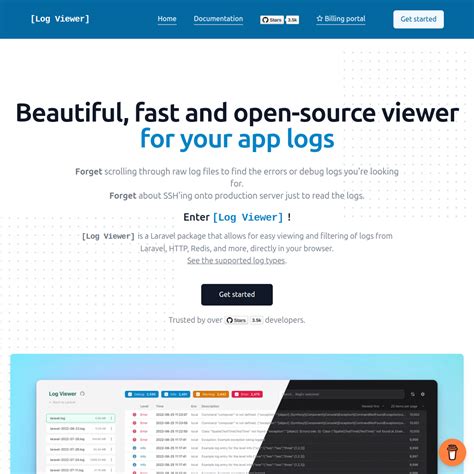 laravel log viewer view logs in a gui devnudge