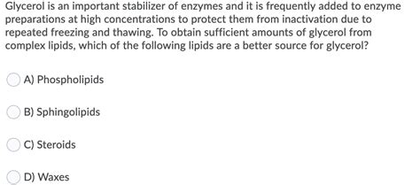 Solved A Major Difference Between Phospholipids And