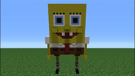 Minecraft Tutorial How To Make Spongebob Youtube