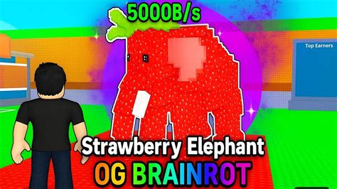 💨¡conseguÍ El Nuevo Brainrot Strawberry Elephant En Steal A Brainrot 🧟
