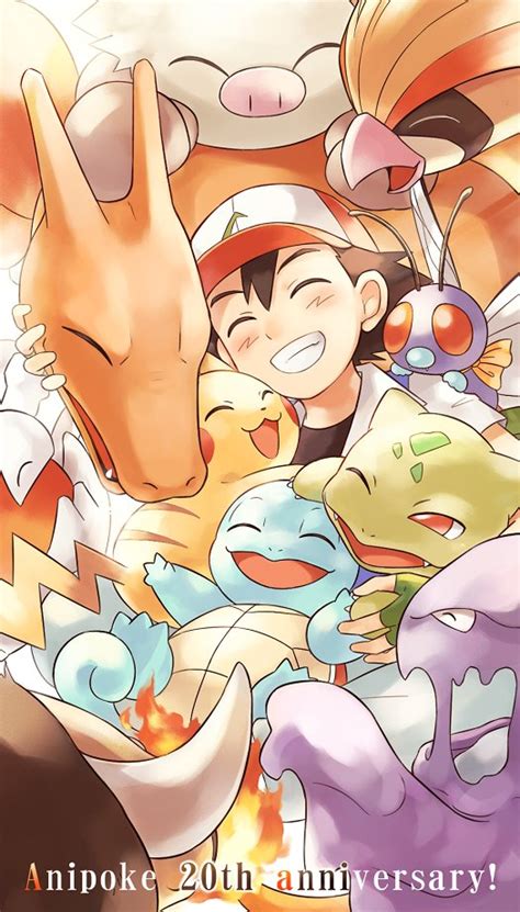 Pokémon Anime 20th Anniversary Artwork By Usaobake R Pokemonart