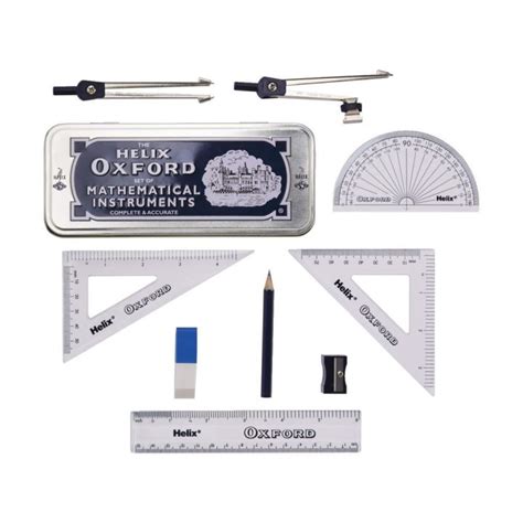 Oxford Mathematical Instrument Set Oxford Math Set Geometry Set