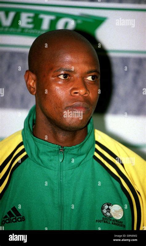 Soccer International Friendly Italy V South Africa Philemon Masinga South Africa Stock