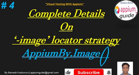 One Stop Destination For Endless Appium Knowledge All In One Place