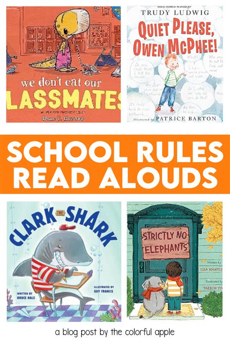 School Rules Books The Colorful Apple