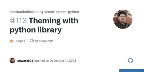 Theming With Python Library · Mathoudebine Turing Smart Screen Python