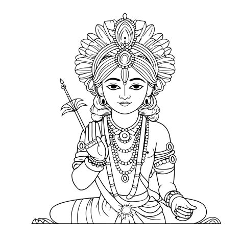 Schets Handgetekende Enkele Lijntekeningen Kleurplaat Pagina Lijntekening Premium Vector