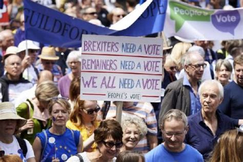 Massive Rally Seeks Peoples Vote On Brexit Peoples Dispatch