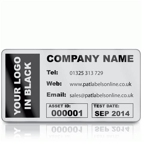 Asset Label Template At Gladys Starr Blog