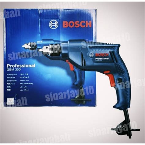 Jual Bor Tangan Mesin Bor Listrik Bosch Bos Gbm 350 10 Mm 10mm Shopee