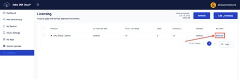 Zebra Dna Cloud Licensing Techdocs