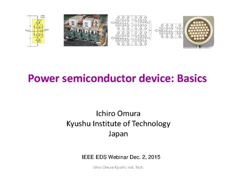Power Semiconductor Device Basics Power Semiconductor Device Basics